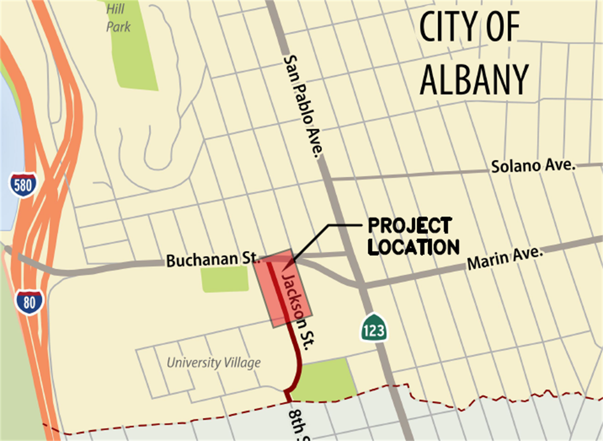 Jackson Street Bike Gap Closure Project | Albany, CA